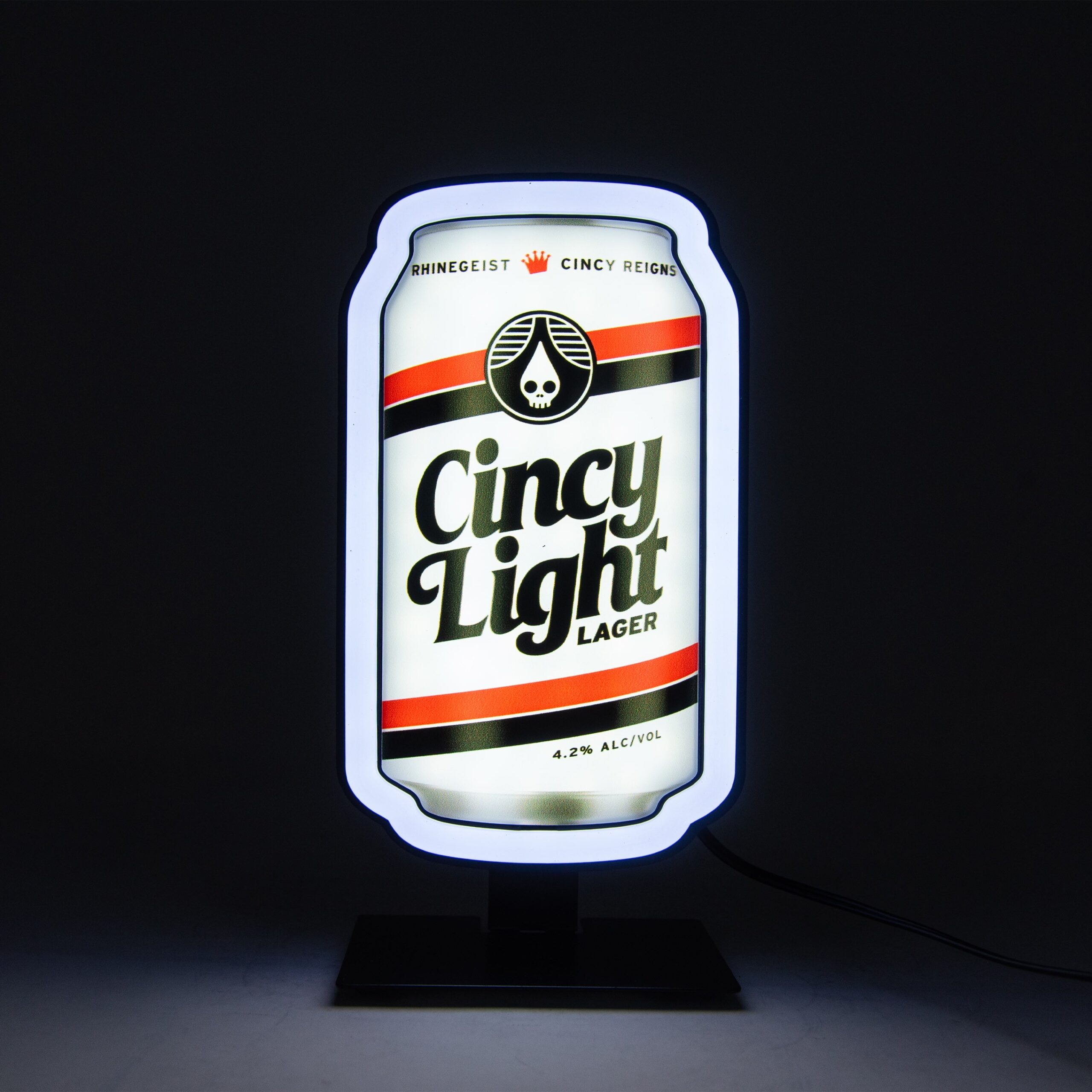 Cincy Light Can Mini LED - Cincy Light Lager, A Rhinegeist + Cincy ...
